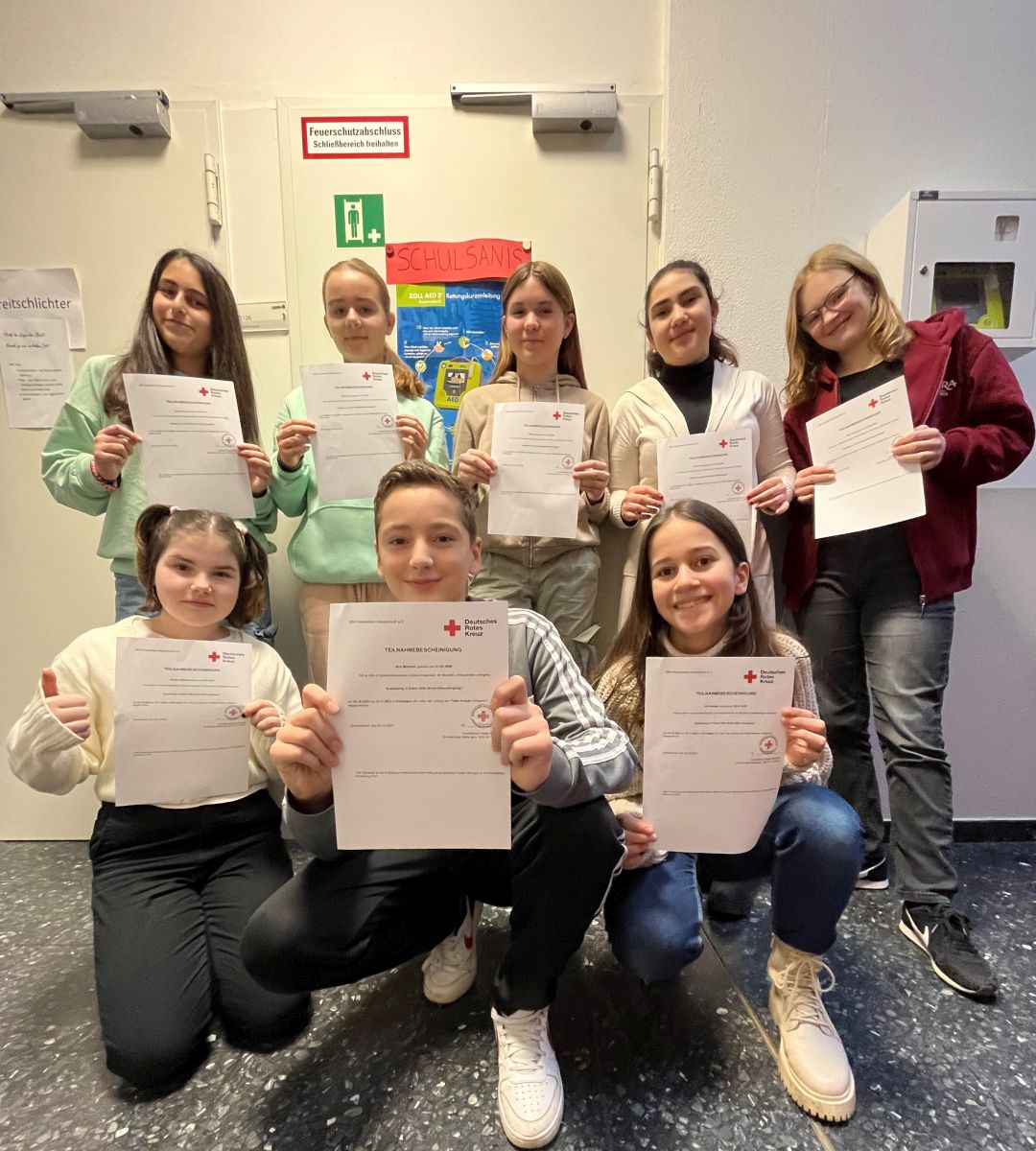 Die Familie der Schulsanitäter am LGD bekommt Zuwachs - Leibniz ...